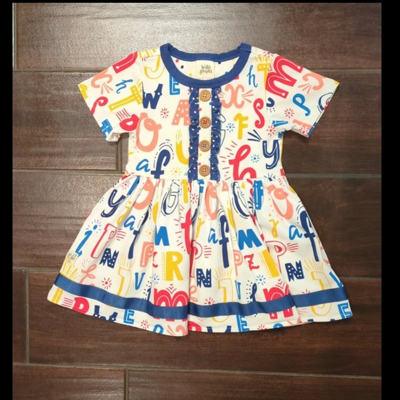 Wildflowers | Dresses | 8 M Htf Wildflowers Alphabet Soup Dress Abc ...